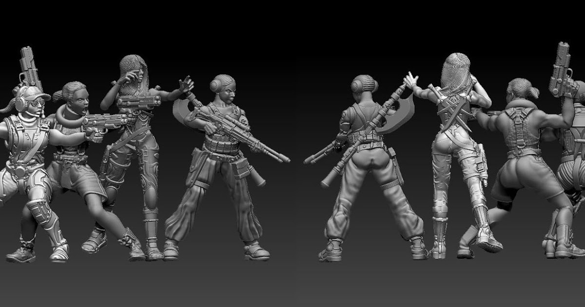 Wargame News and Terrain: Bob Naismith: New Science Fiction Miniatures ...