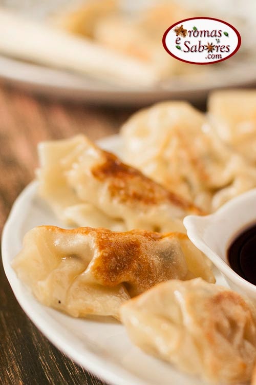 Aromas e Sabores: Receita de guioza de frango - Japão
