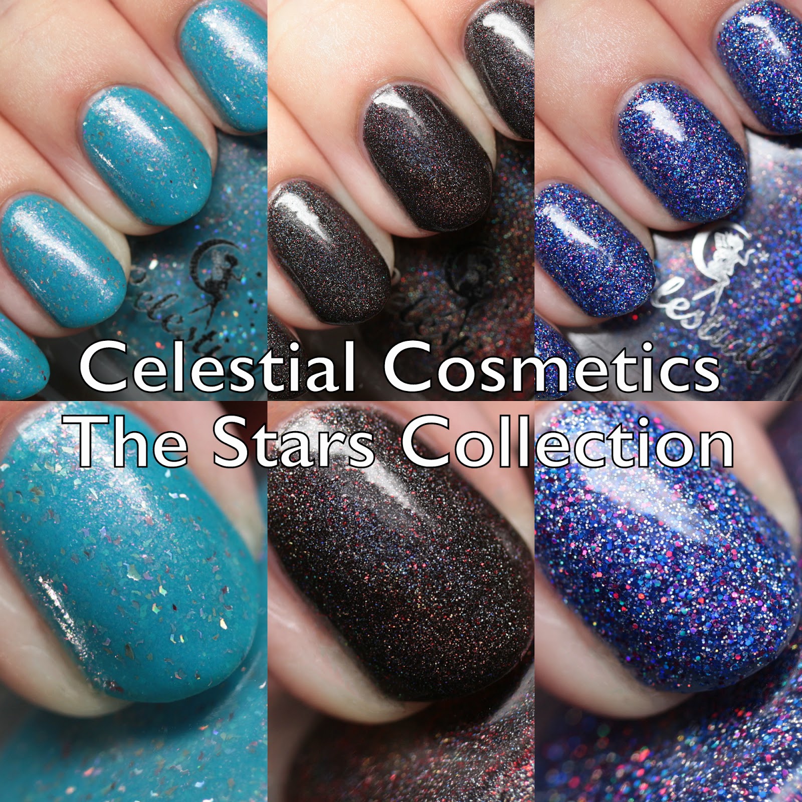 The Polished Hippy: Celestial Cosmetics The Stars Collection Swatches ...