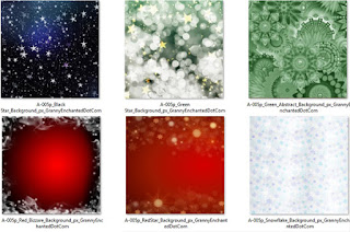 GrannyEnchanted.Com-Main: A-005p Free Digital Scrapbook Star and ...