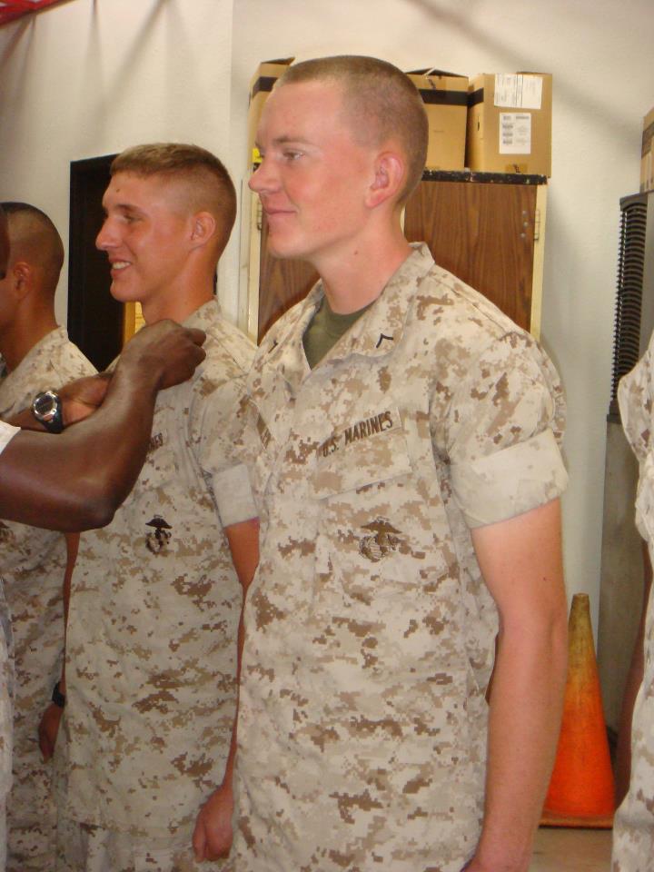 Marine recruit mom: Marine ranks: PFC-plus