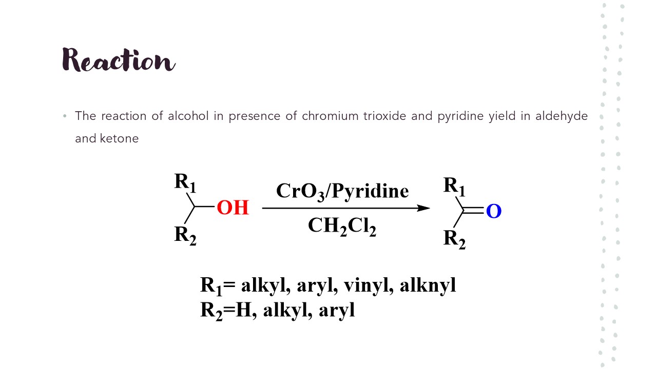 Named Organic Chemical Reaction-Lecture-5 (Sarett oxidation)