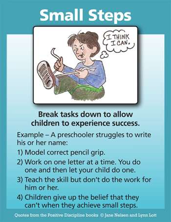 Positive Discipline: Small Steps