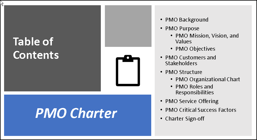 PMO Implementation Plan Template & PMO Charter Template - Free Project ...