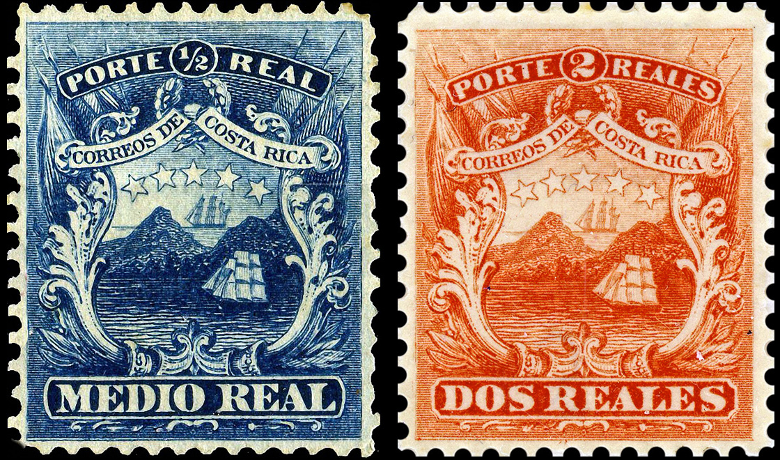 Classic Stamp Forgeries: Costa Rica 1863