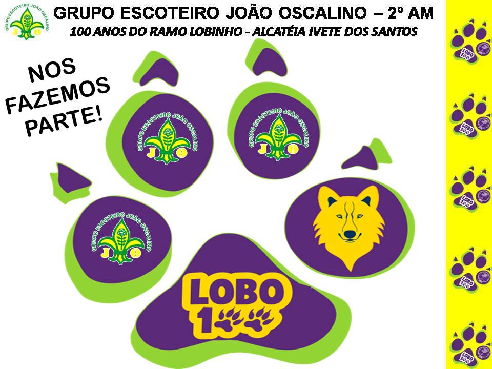 GRUPO ESCOTEIRO JOÃO OSCALINO : 100 ANOS DO RAMO LOBINHO - NÓS TAMBÉM ...