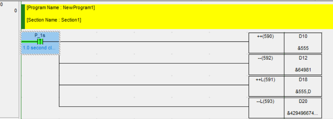 Belajar PLC Omron dan Instrumentasi: INCREMENT AND DECREMENT BINARY CX ...