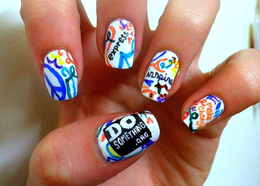 Doodle Nail Art Designs | Back To School