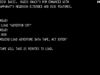 Data Driven Gamer: Adventureland: An introduction to TRS-80 emulation