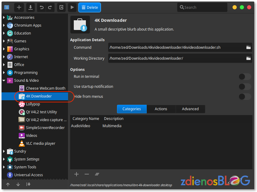 Mencoba 4K Video Downloader di Linux Manjaro - blog zdienos
