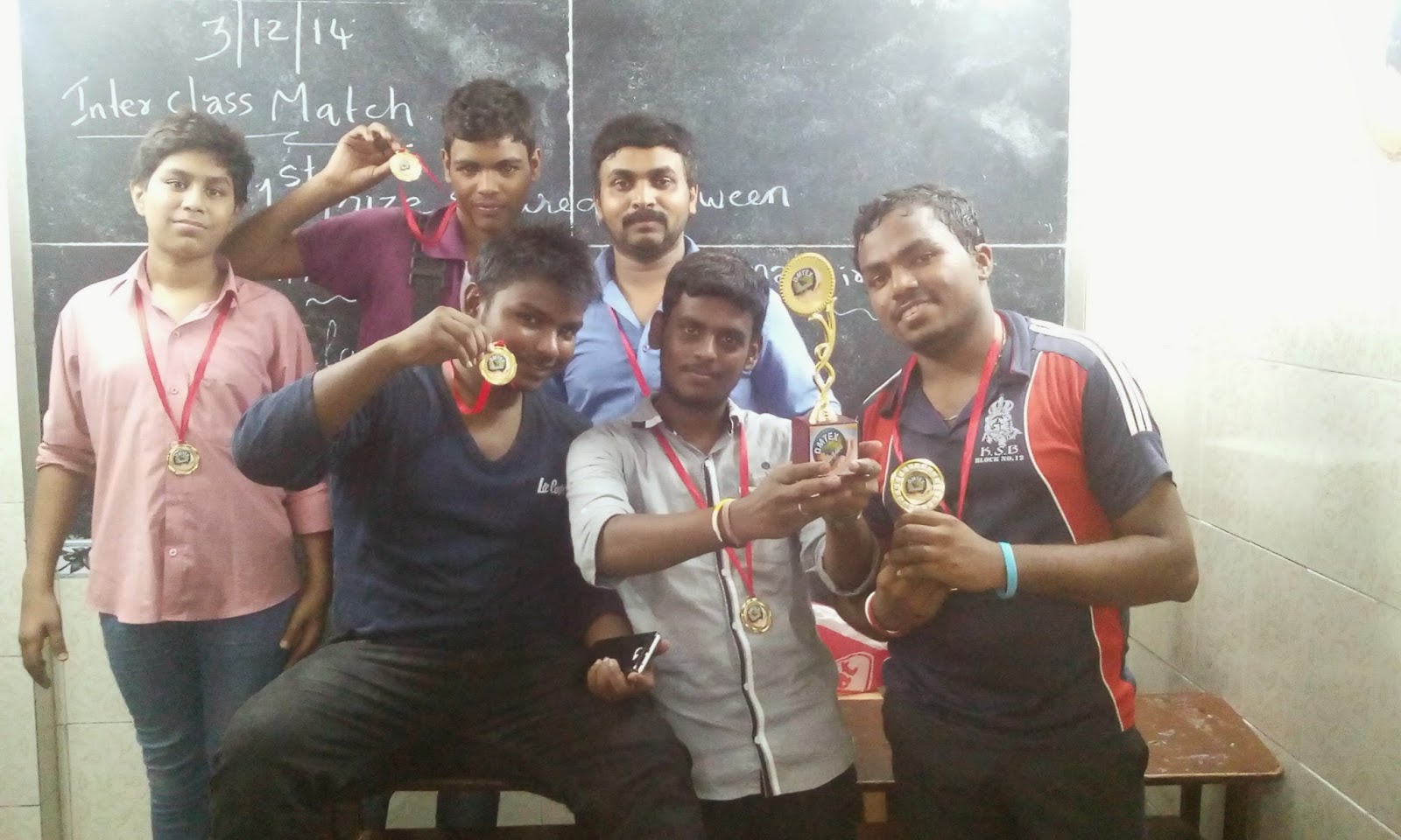 OMTEX CLASSES: Prize Distribution of Cricket Tournament Of Omtex Classes