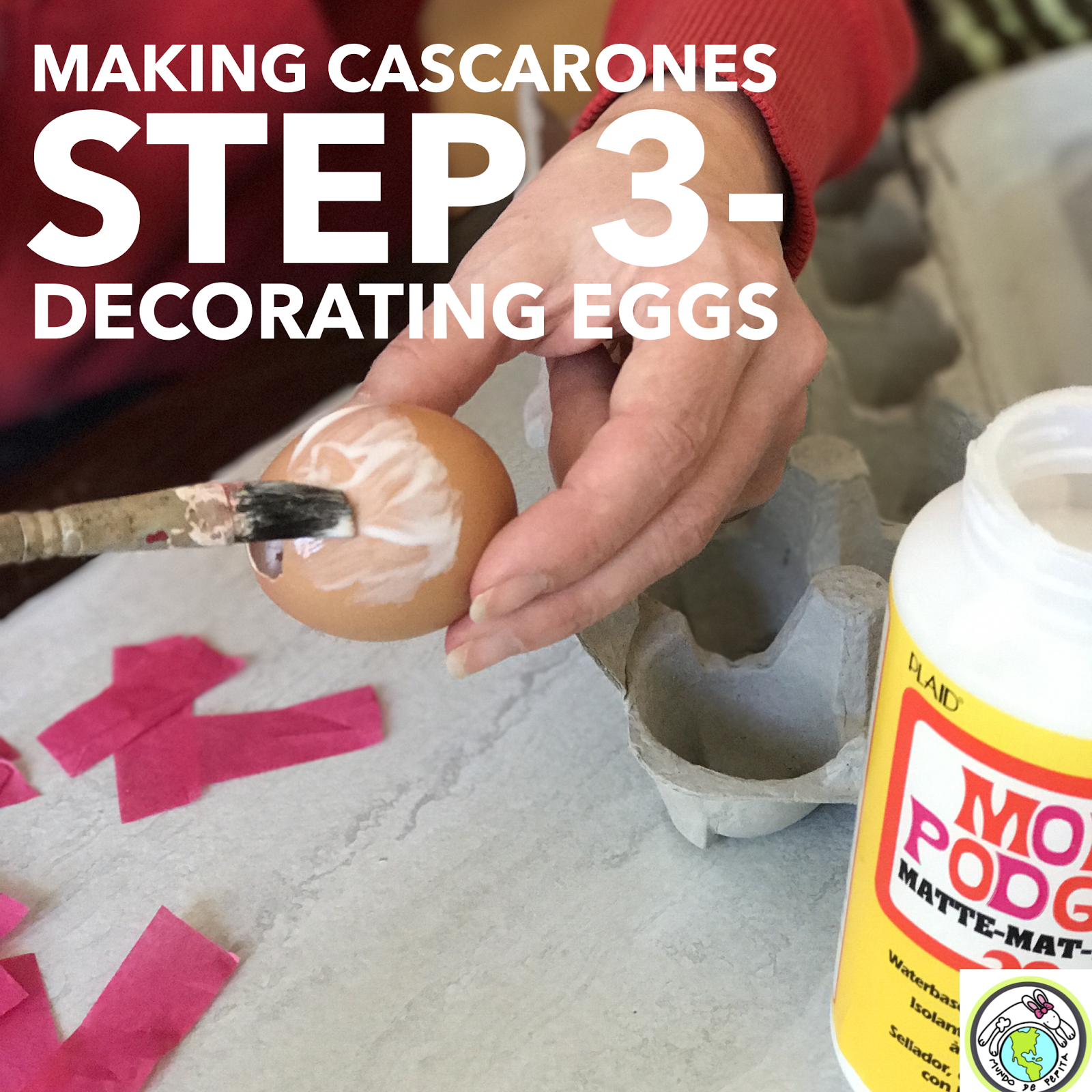 A Three Step Tutorial for Making Cascarones for Easter | Mundo de Pepita