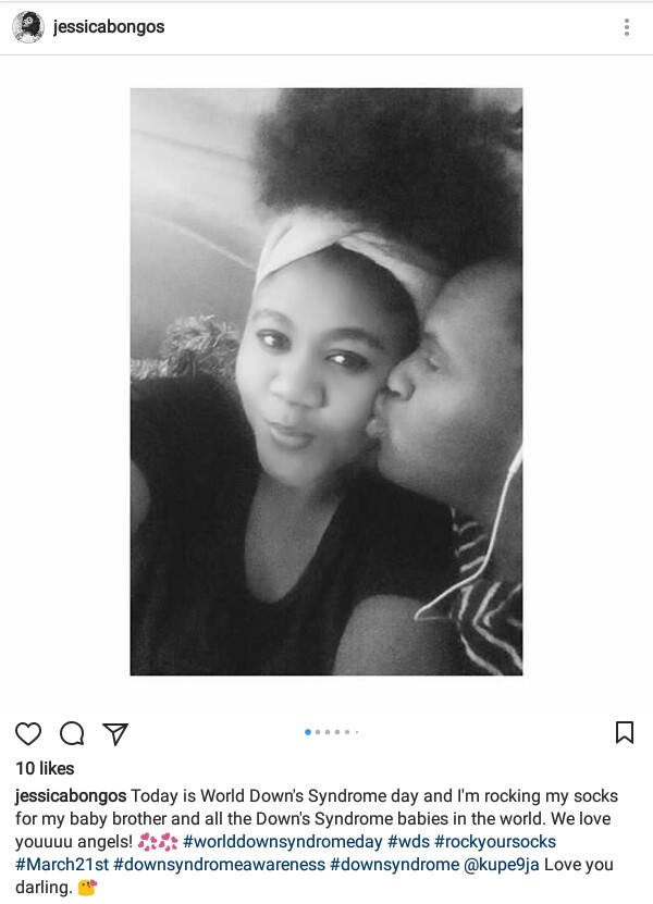 Singer and Bongos Ikwue's daughter, Jessica celebrates her brother on ...