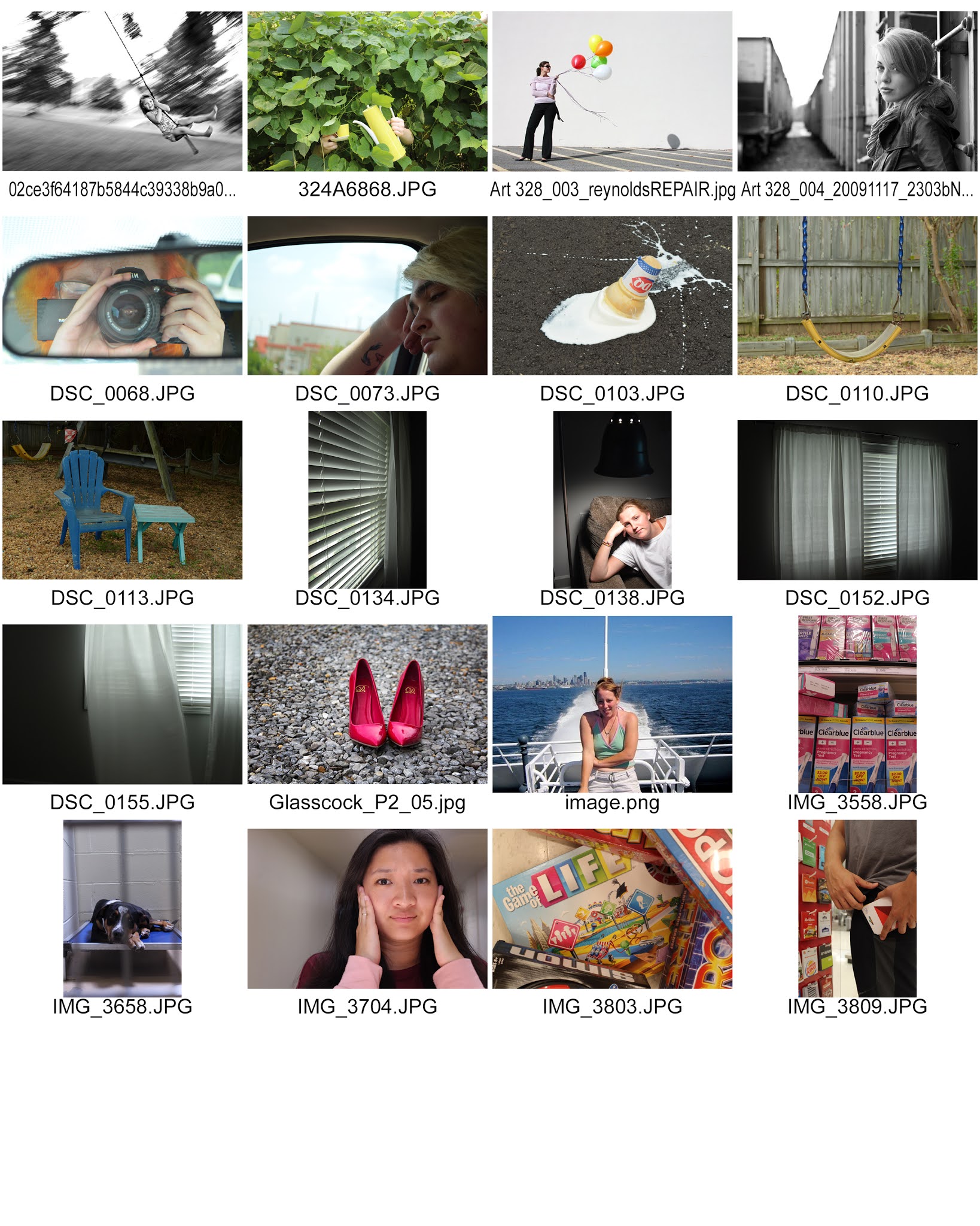 Creating a Contact Sheet
