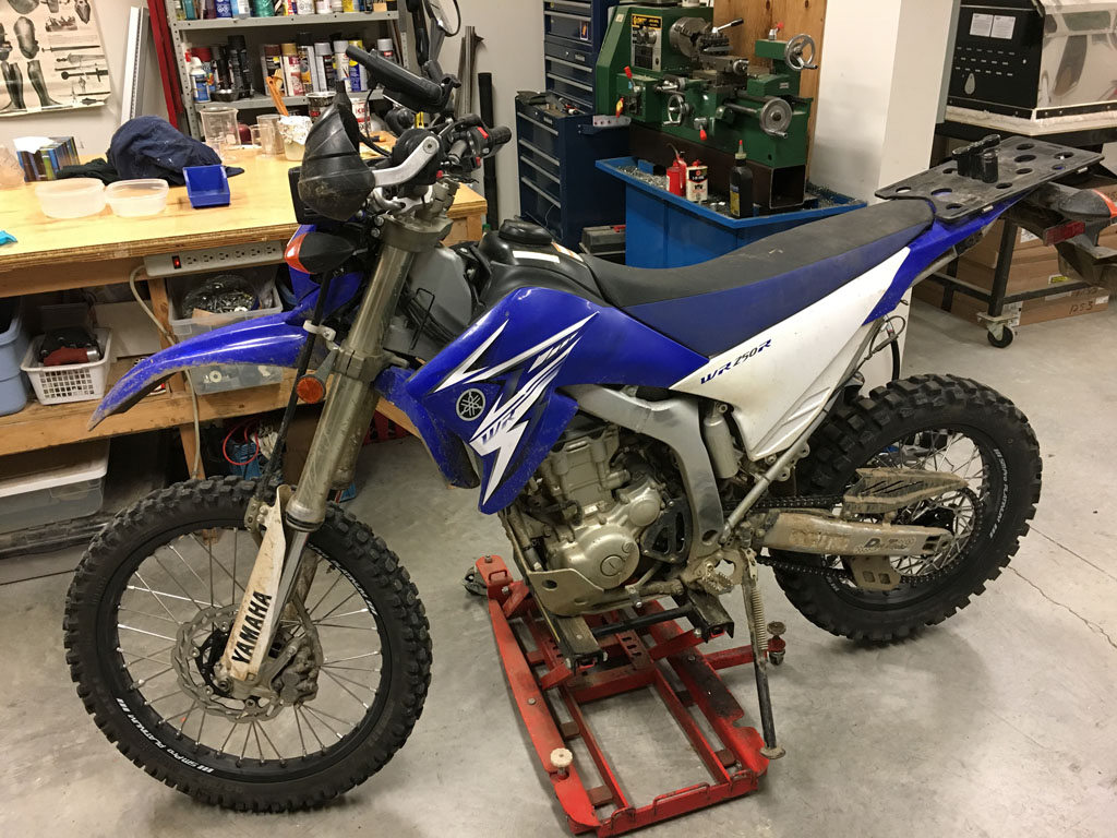 Dualsport Diary: WR250R tear-down and mods