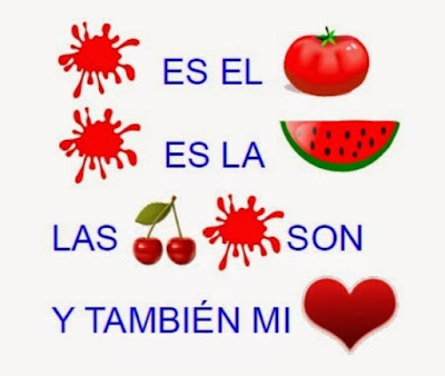 La clase de Raquel : POESÍA COLOR ROJO