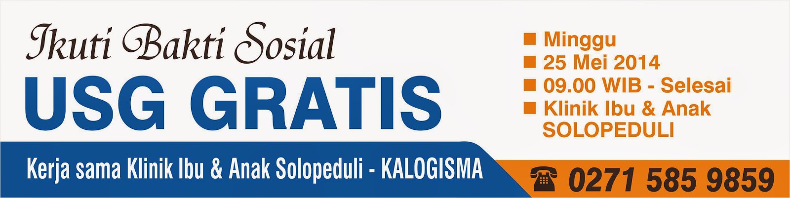 Hadila Grafika Utama: Spanduk USG GRATIS