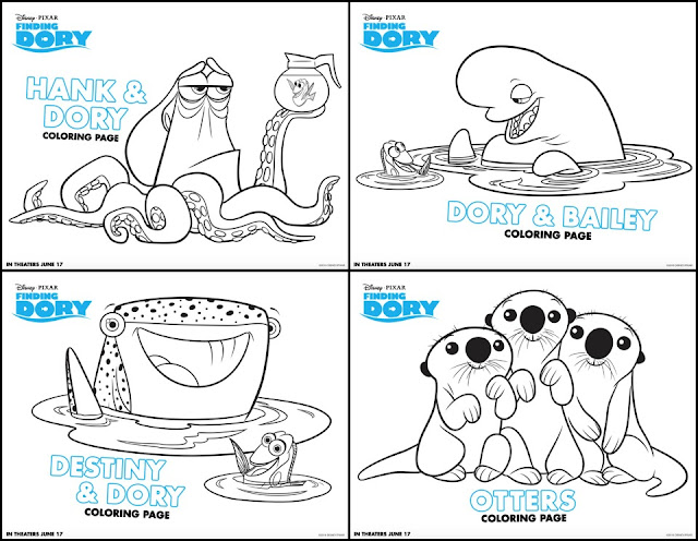 Woven by Words: Fun Finding Dory Activity Sheets