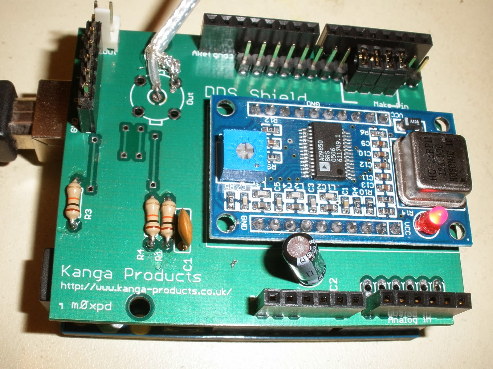 G4FRE RADIO BLOG: Kanga/M0XPD DDS shield