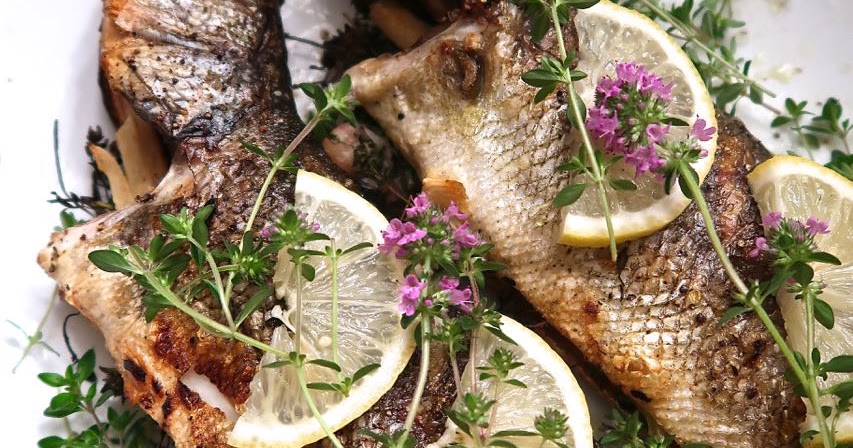Scrumpdillyicious: Whole Grilled Lavraki: Mediterranean Sea Bass