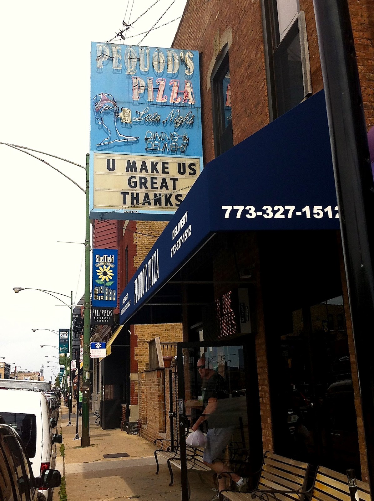 What James Had For Dinner: Pequod's Pizza