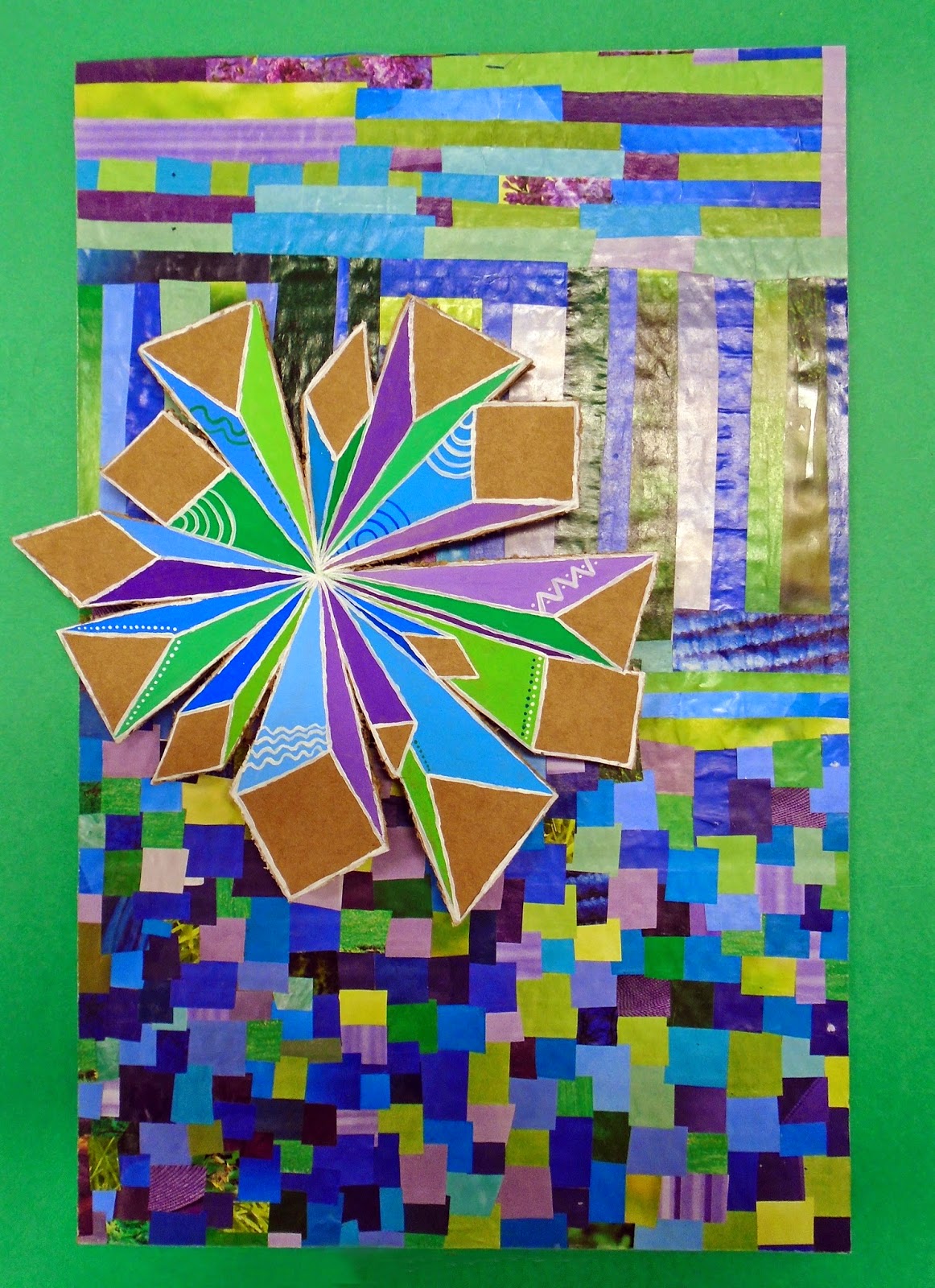 ARTimus Prime: 8th- Linear Perspective Mixed Media Collage