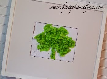 Tissue Paper Four Leaf Clover | Munchkins and Mayhem