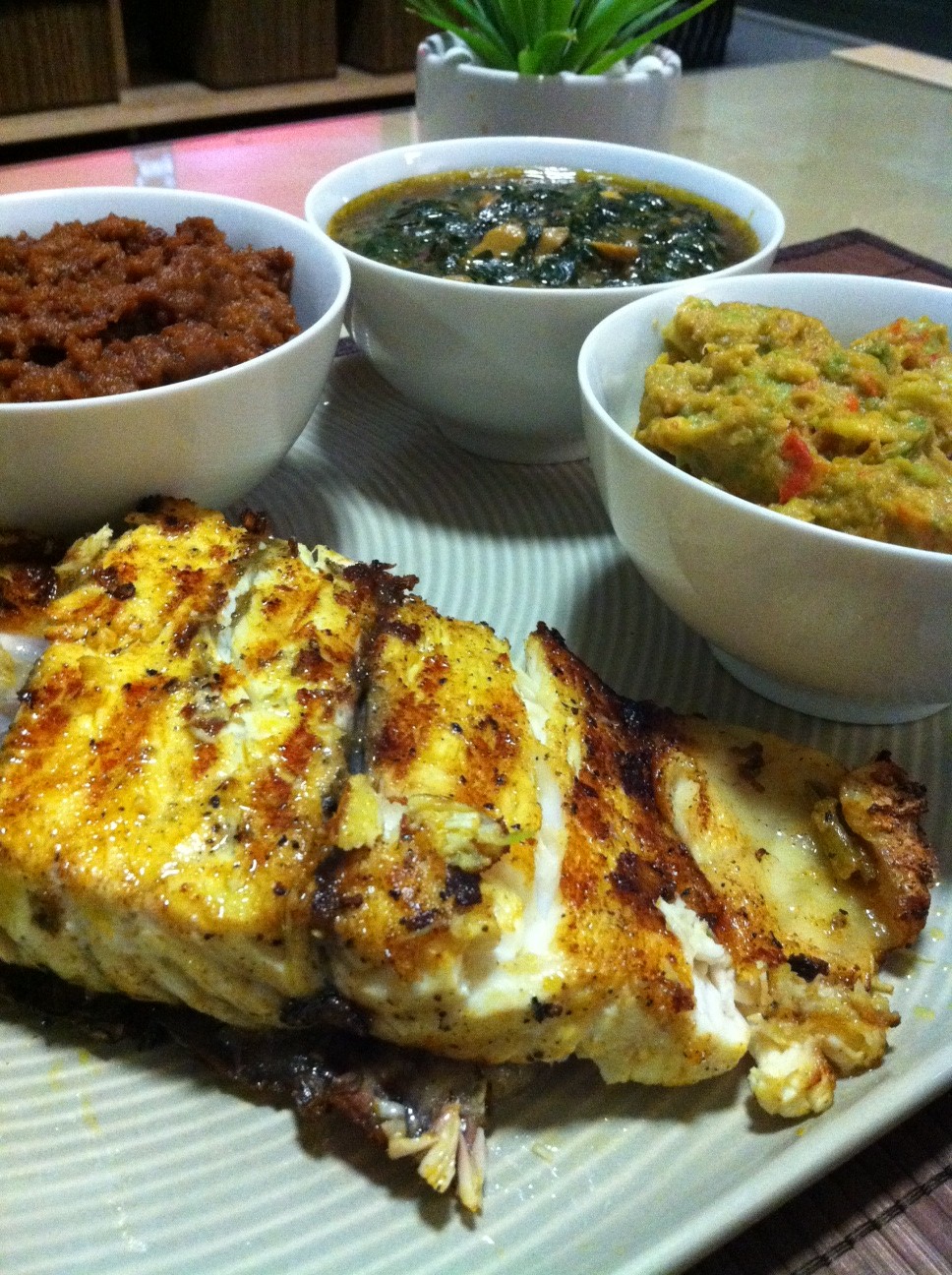 Dishing Up The World: Equatorial Guinean Grilled Fish with Three Sauces