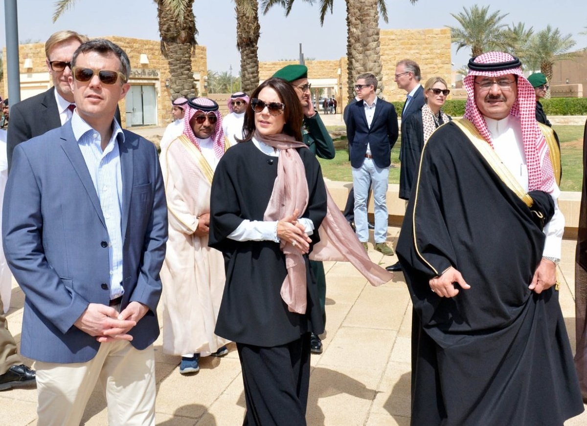 Crown Prince Frederik and Crown Princess Mary in Saudi Arabia: Day 1 ...