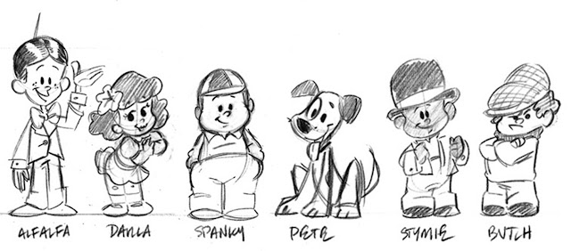 sdweinberg: some character designing exploration for CBS's "Lil Rascals