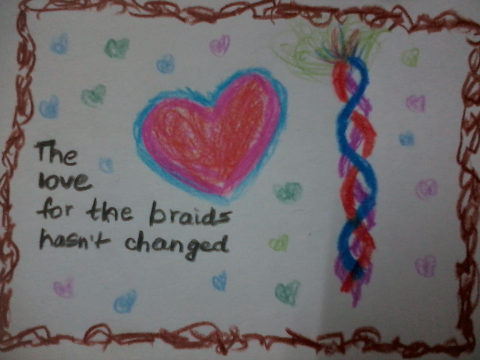 A light hearted talk: The braids and their story