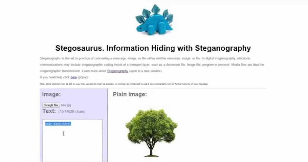 Stegosaurus A Steganography Tool The World Of It And Cyber Security