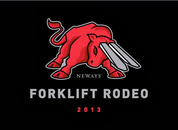 Atlas Graphics: Forklift Rodeo T-shirt Design