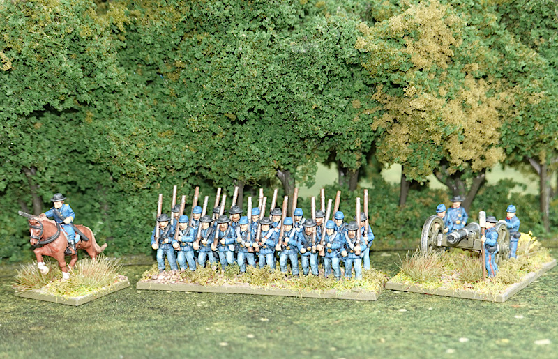Battlefields and Warriors: Warlord Epic ACW - painting and comparing
