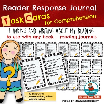 MrsQuimbyReads | Teaching Resources: Reading Response Journals -{for ...