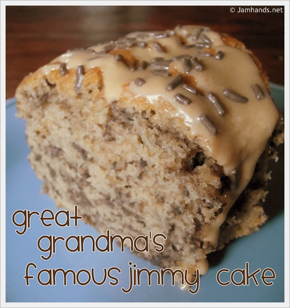 Great Grandma's Famous Jimmy Cake