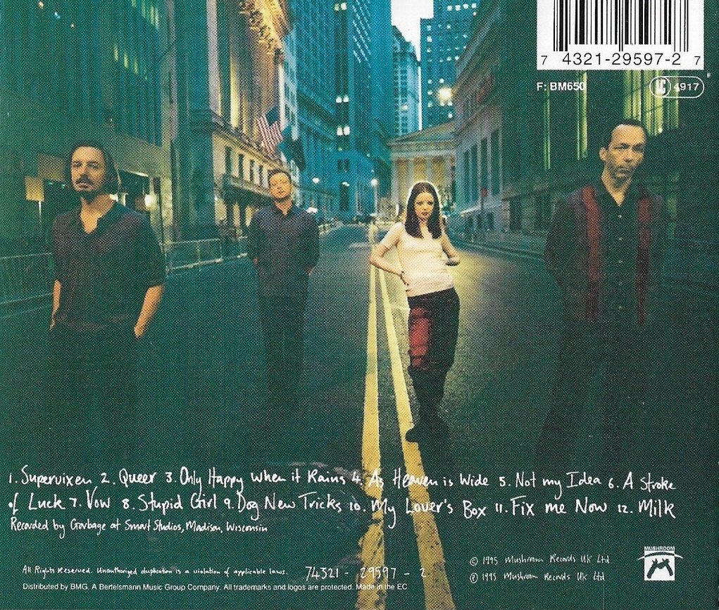 Classic Rock Covers Database: Garbage - Garbage (1995)