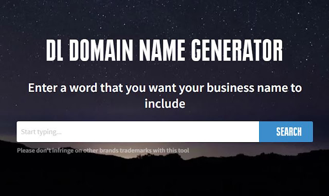 Bootstrap Business: Free Domain Name Generator Tool From Direct Line ...