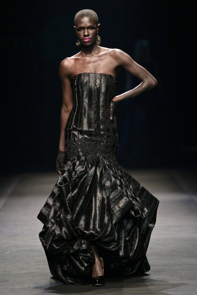 Fashion and Elegance: Ajuma In Merceds-Benz Fashion Week Cape Town