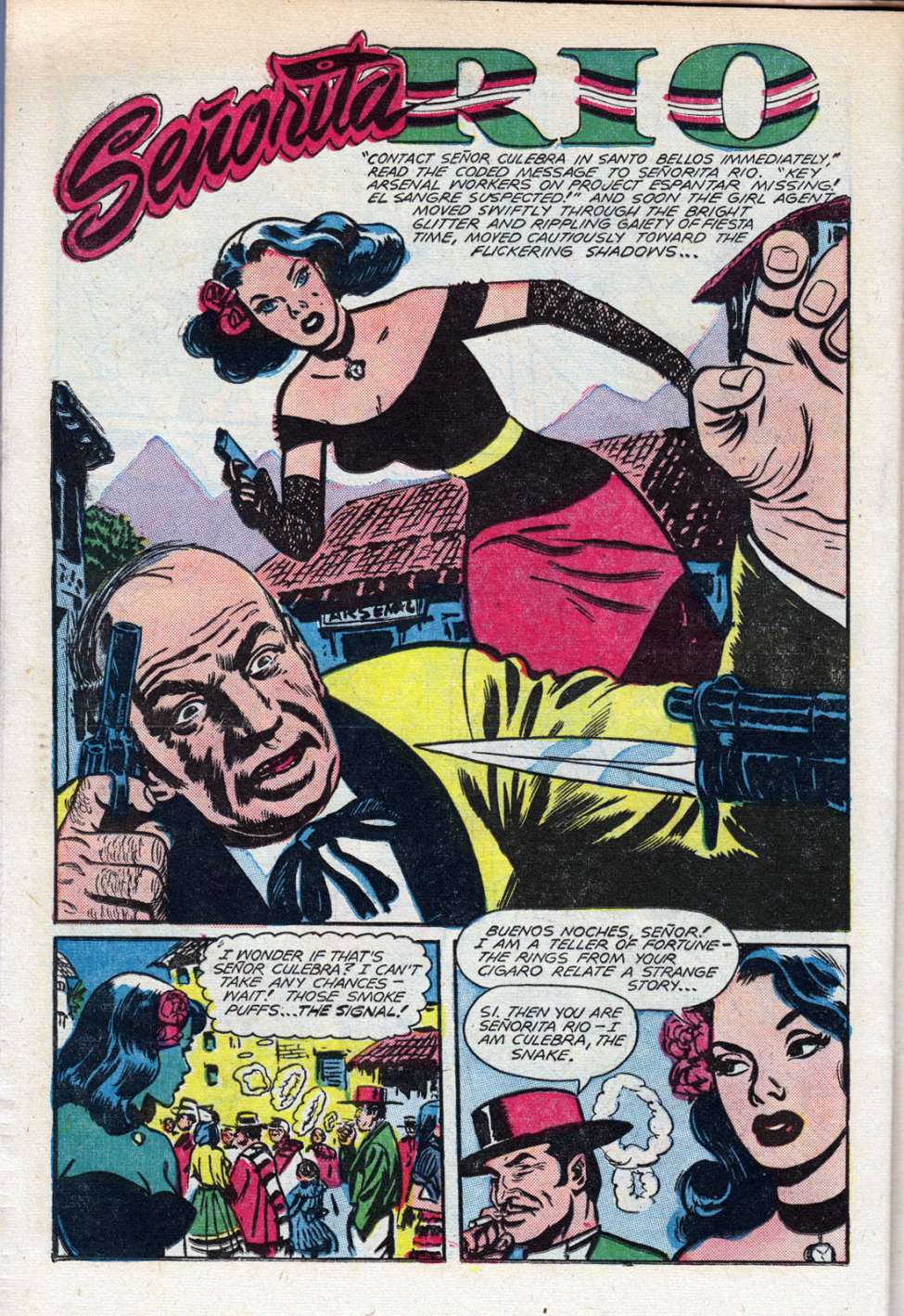 Old-fashioned Comics: Fiction House One Shots: Knockout Adventures #1 ...