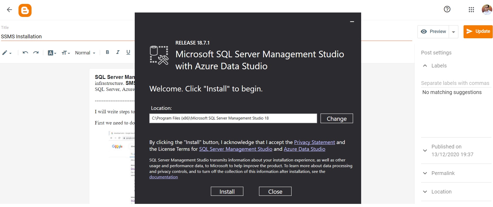 Rakesh's Data Blog: SSMS Installation Steps