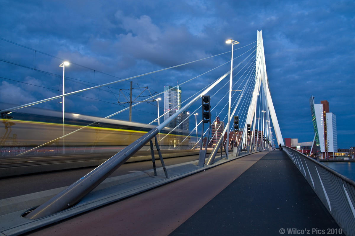 Bridges all over the world: Erasmusbrug, Rotterdam, Holland