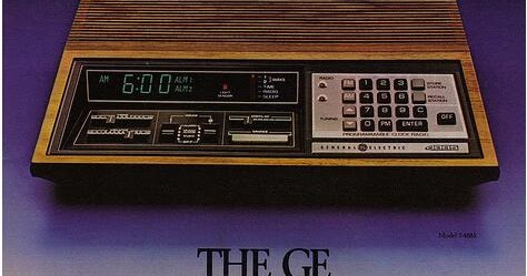Realm Of Retro : GE COMPUTER RADIO might be late 1970s?