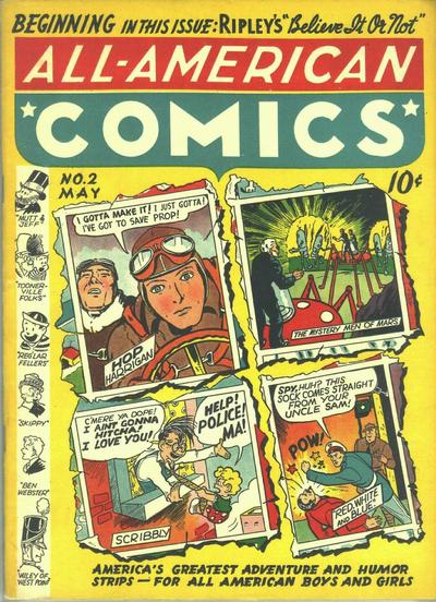 1935-Present: A Comics Odyssey: April 1939: All-American Comics #2 ...