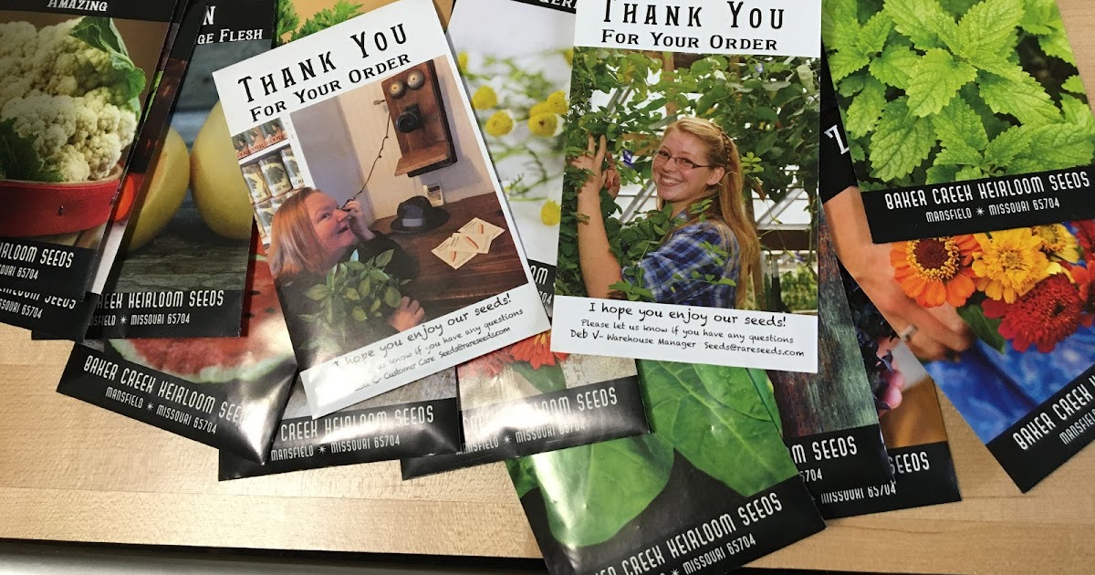 Our Garden Seed Order Arrived Today!