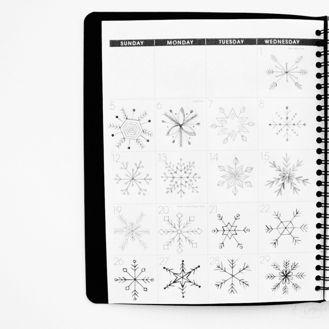 Daily Doodles for January