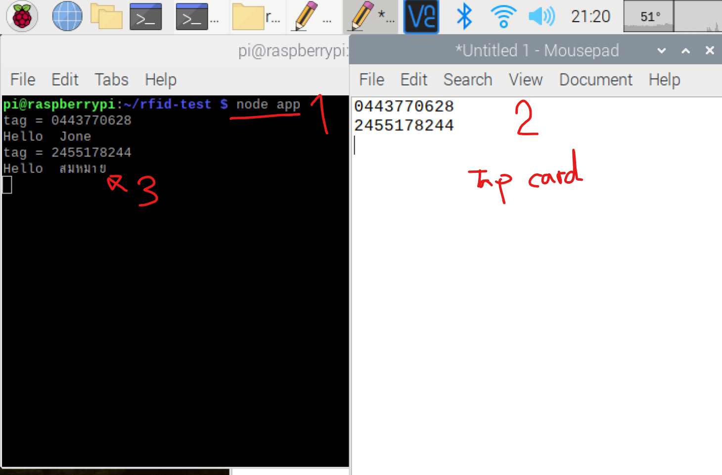 การใช้งาน เครื่องอ่านบัตรและแท็ก USB RFID Reader บน Raspberry pi ด้วย ...