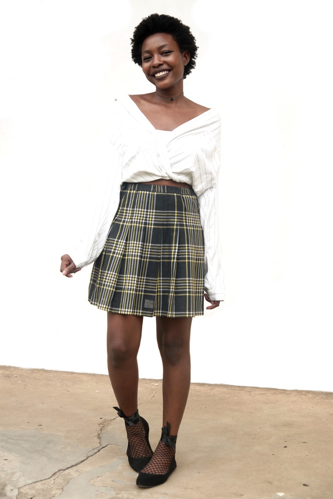 What I Wore: Clad in Plaid - Mira La Belle