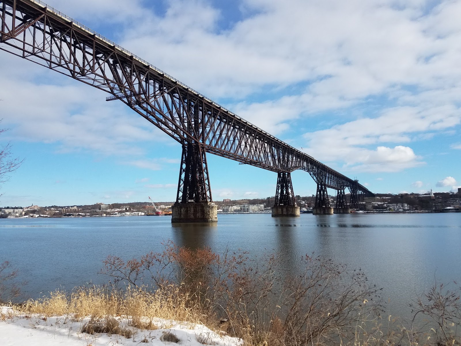Industrial History: Walkway/Poughkeepsie 1888 RR Bridge over the Hudson ...