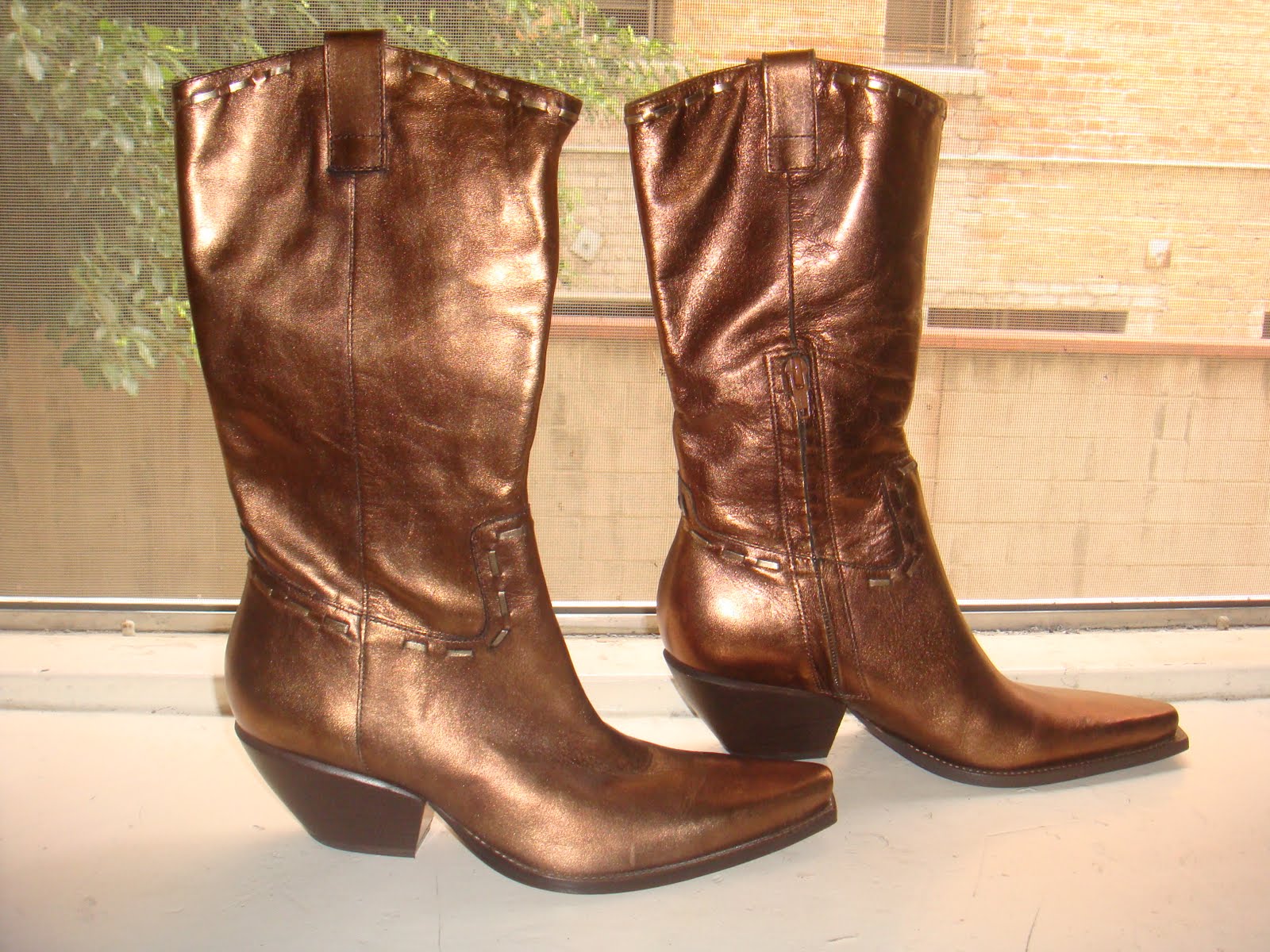 Shop My Closet!: BCBG Girls Copper Cowboy Boots 5 $20